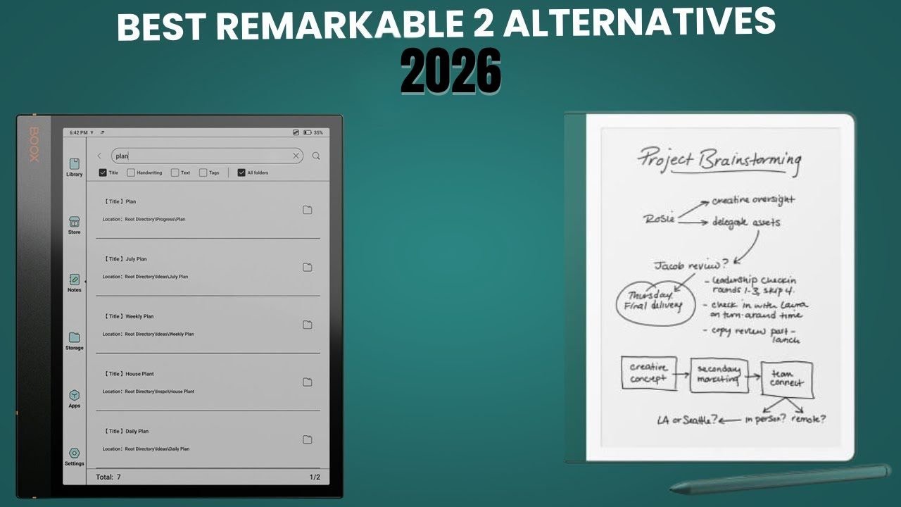 Best reMarkable 2 Alternatives 2025: Best Tablet for Digital Note ...
