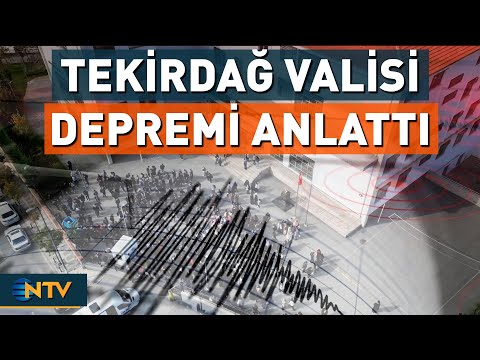 Tekirdağ Valisi Depremin Ardından Bölgedeki Durumu NTV'ye Anlattı | NTV