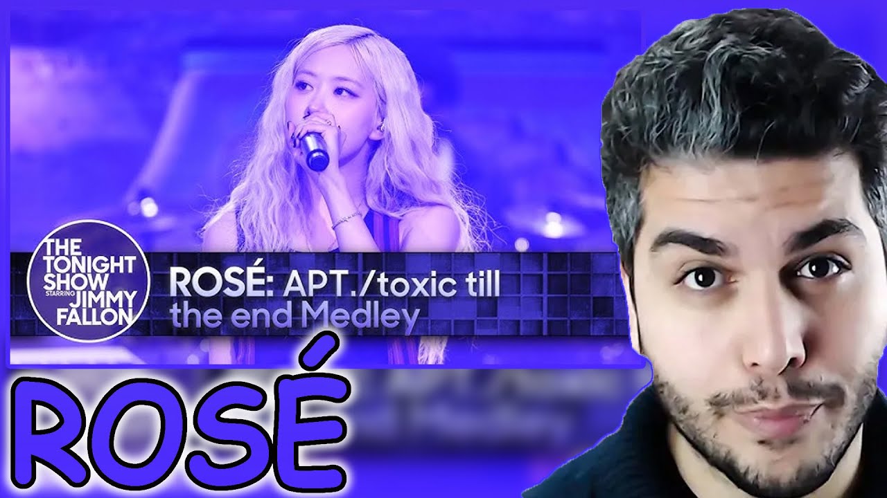 ROSÉ: APT./toxic till the end Medley | The Tonight Show Starring Jimmy ...