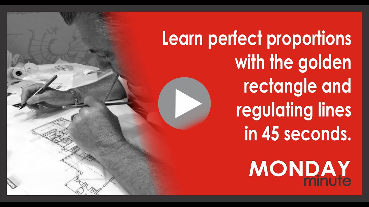 Learn perfect proportions with the golden rectangle and regulating ...