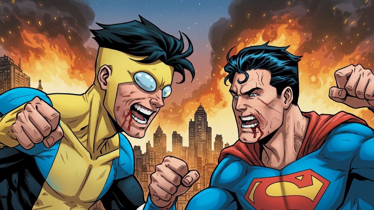 Evil Invincible vs. Superman - YouTube