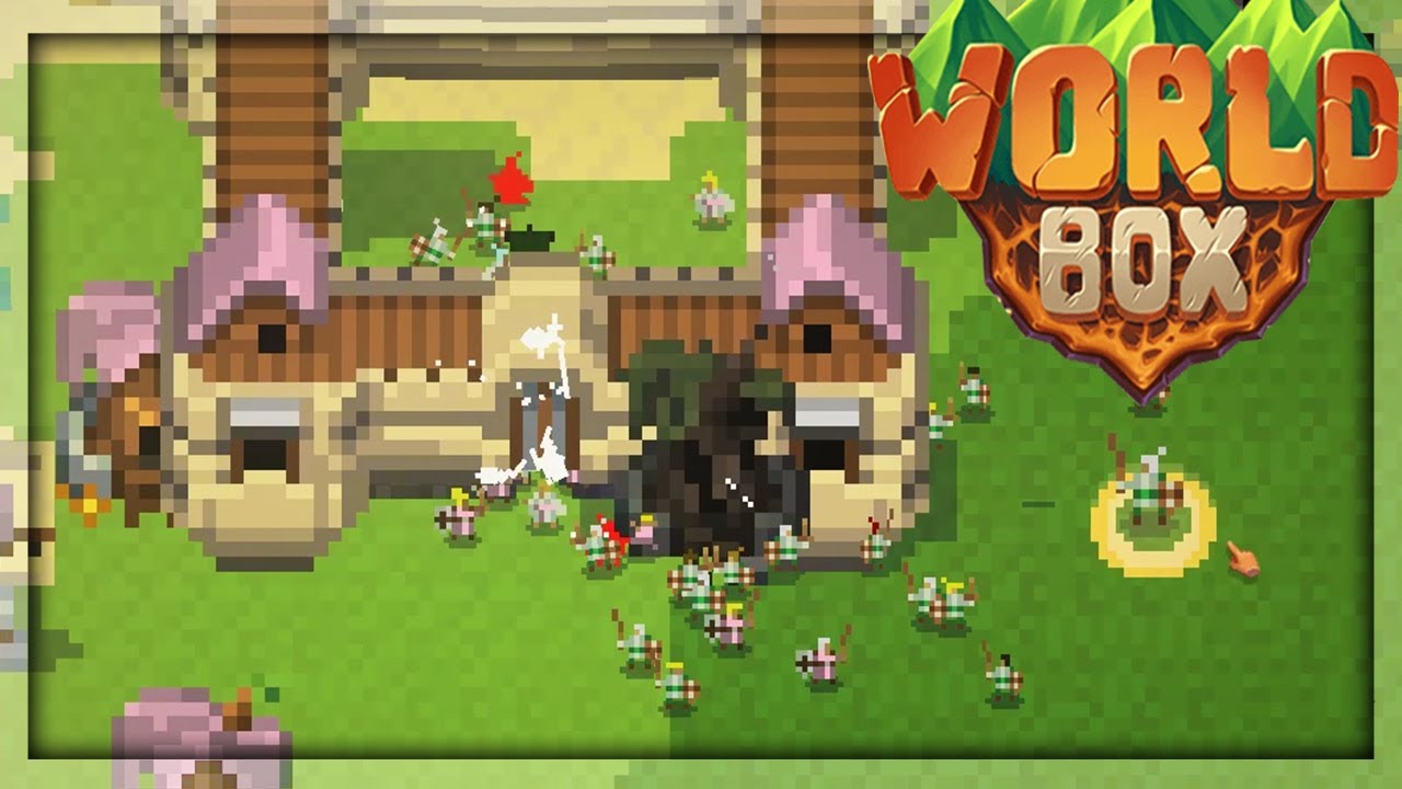 【WorldBox】砦を追加して攻城戦気分が味わえる新たな神Mod！ - YouTube