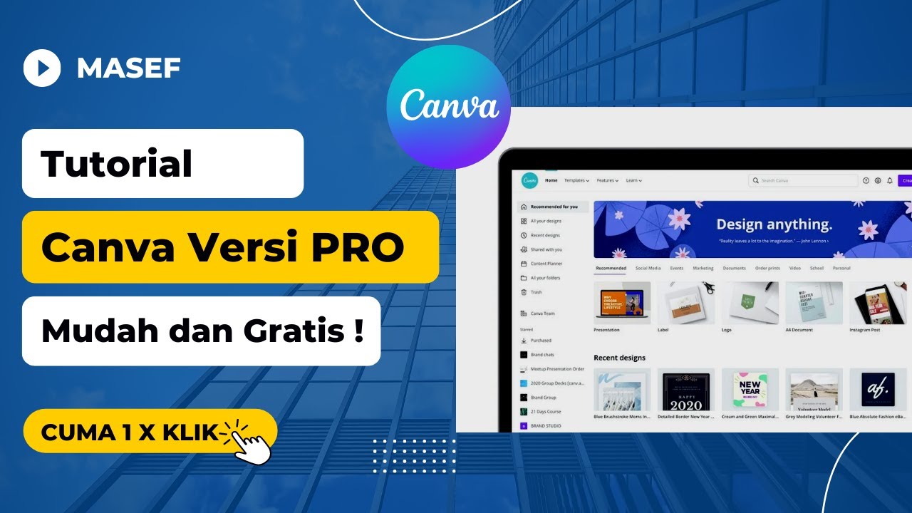 Cara Mendapatkan Canva Pro dengan Gratis! Terbaru - YouTube