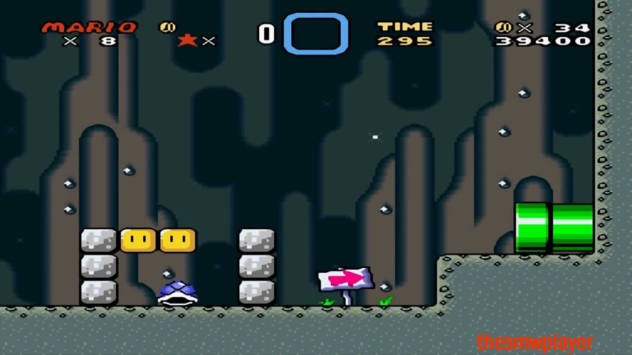 Super Mario World: Level 2 - Donut Plains 2 w/ HD - YouTube