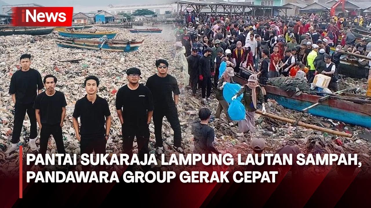 Pandawara Group Bersama Warga Lampung Gotong-Royong Bersihkan Pantai ...