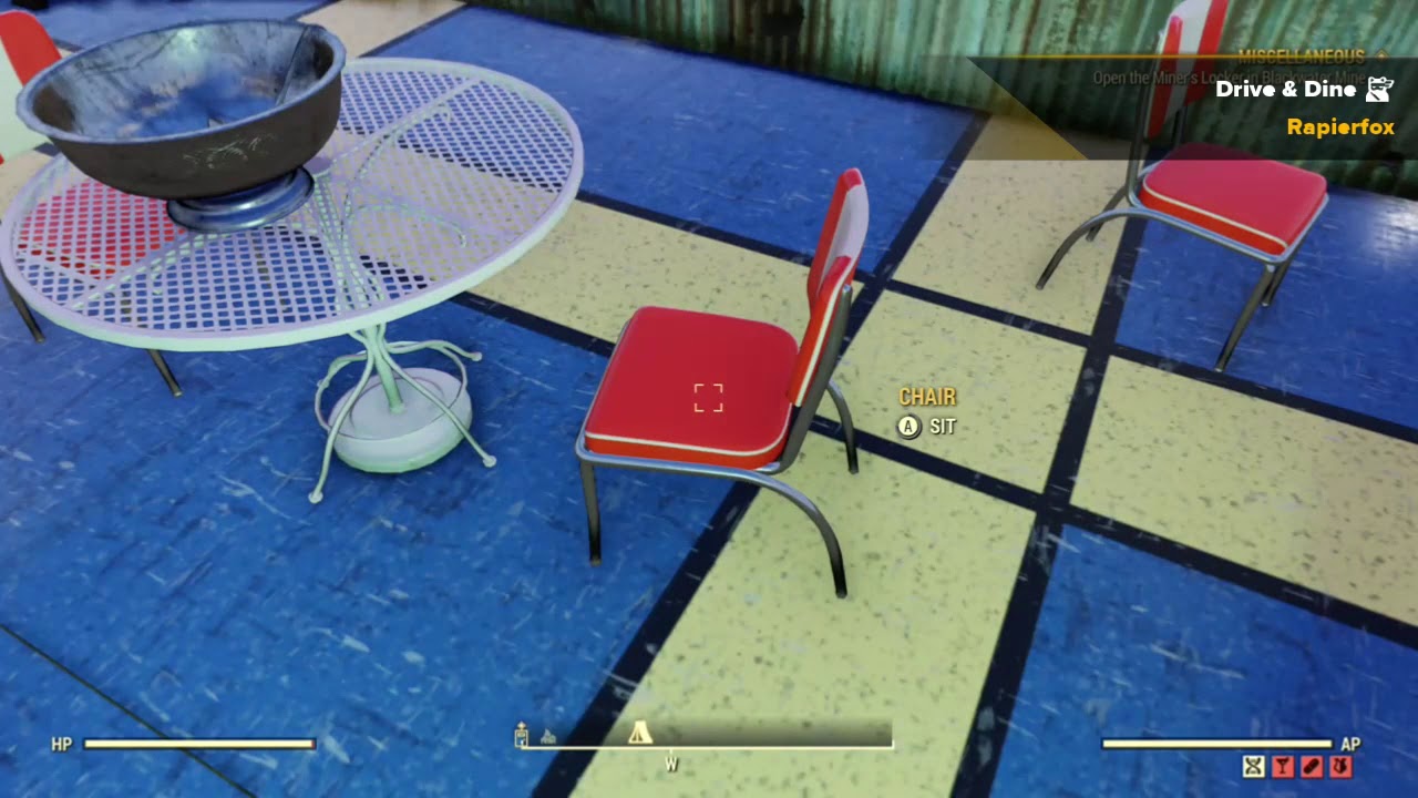 Fallout 76 Camp Build Drive and Dine - YouTube