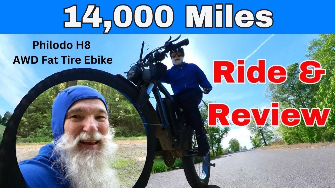 Ride & Review: I Did It! 14,000 Miles On My Philodo H8 AWD Ebike - YouTube
