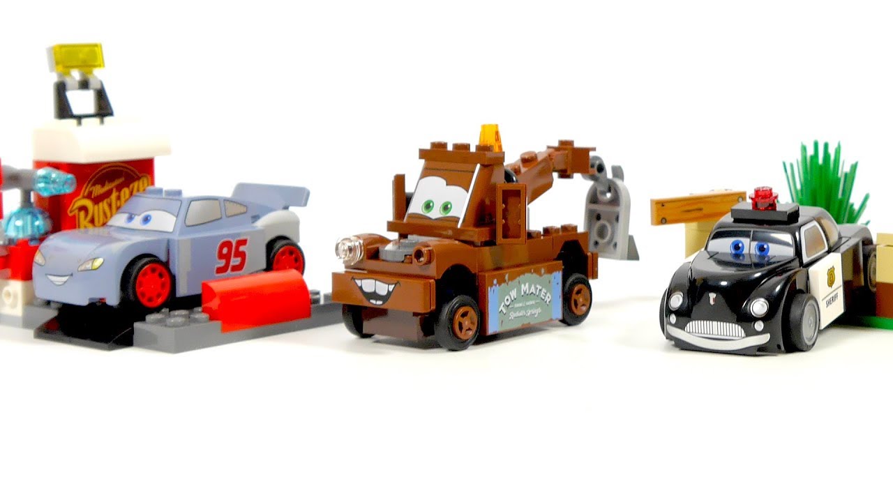 Lego Junior 10732 Guido & Luigis Pit Stop, 10733 Maters Junkyard, 10742 ...
