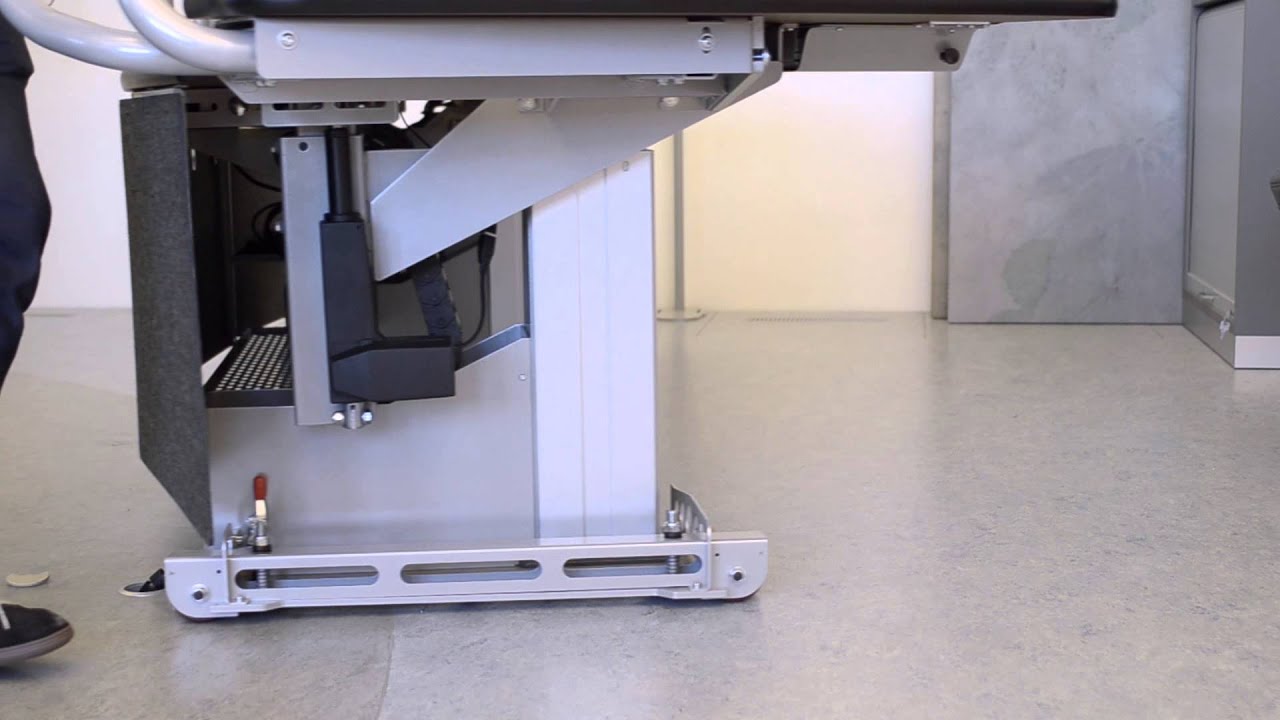 Roller blades for the Cergo operator desk system - YouTube