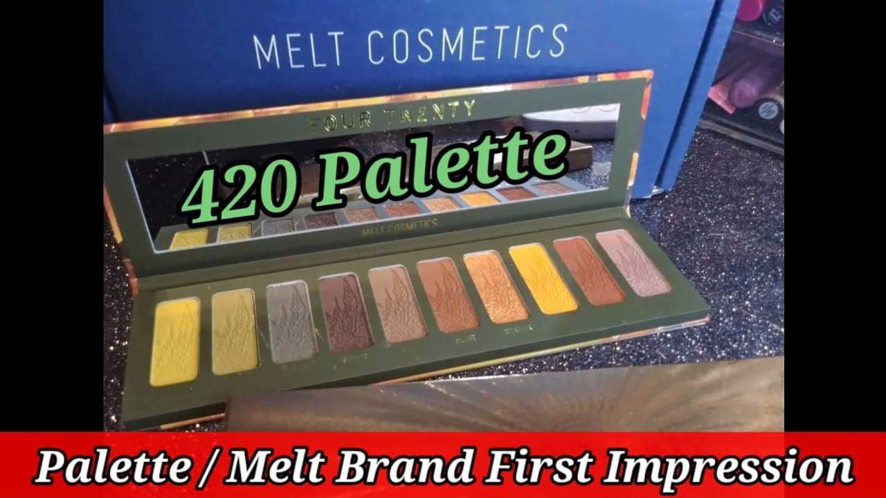 420 Melt palette | 1st time user | worth the price | #meltcosmetics ...