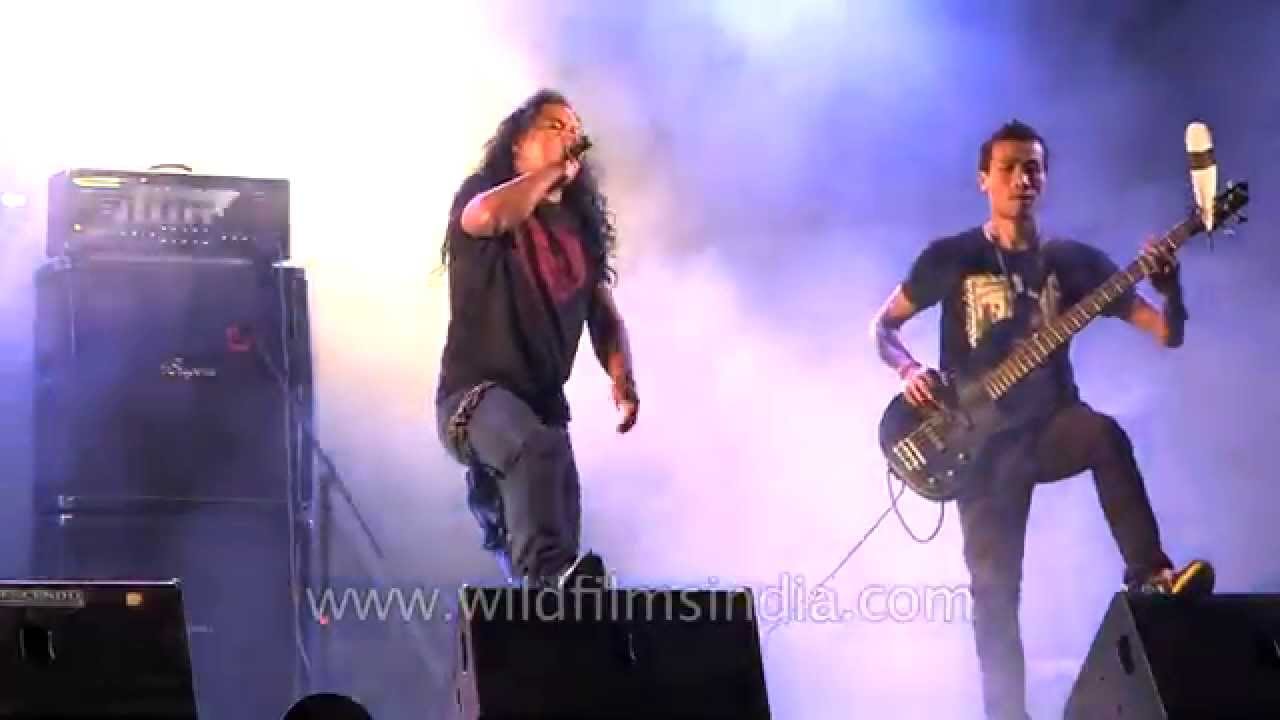 Nagaland's heavy metal band - Tribal Melody play with hornbill feather ...