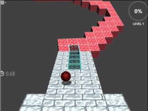 Blocky falls mouse skill game level1 and level2 complete - YouTube