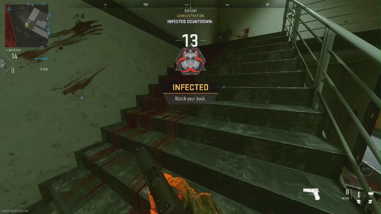 The best hiding + glitch spot on Embassy Infected (Call of duty: Modern Warfare 2 Infected ...