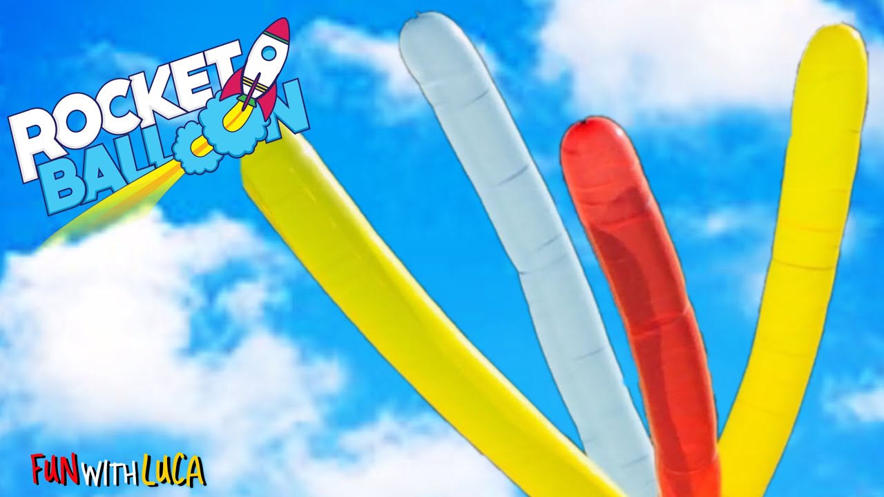 Rocket Balloons Learn Colors with Balloons for kids - YouTube