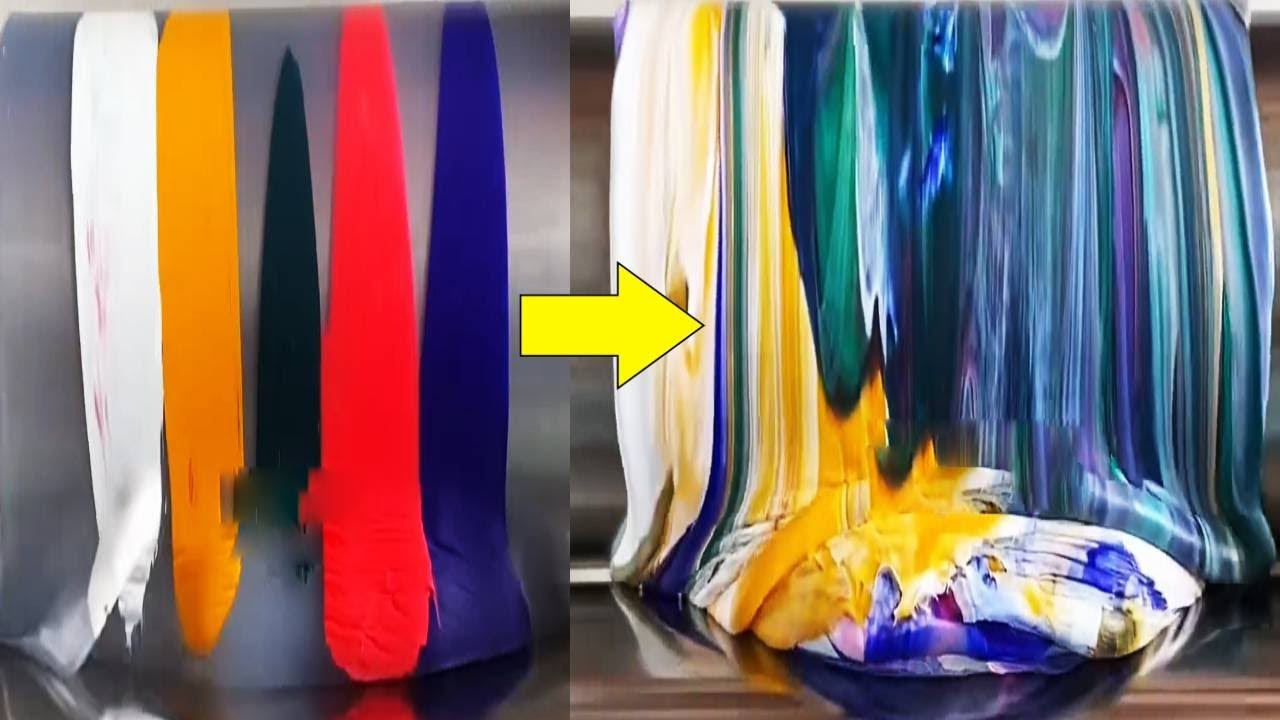 What color will be formed by mixing five colors? - YouTube