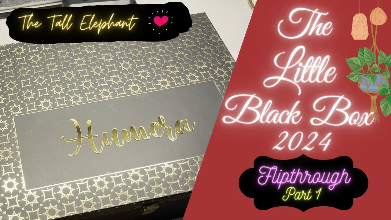 The Little Black Box 2024 By The Tall Elephant Planner Flipthrough Part ...