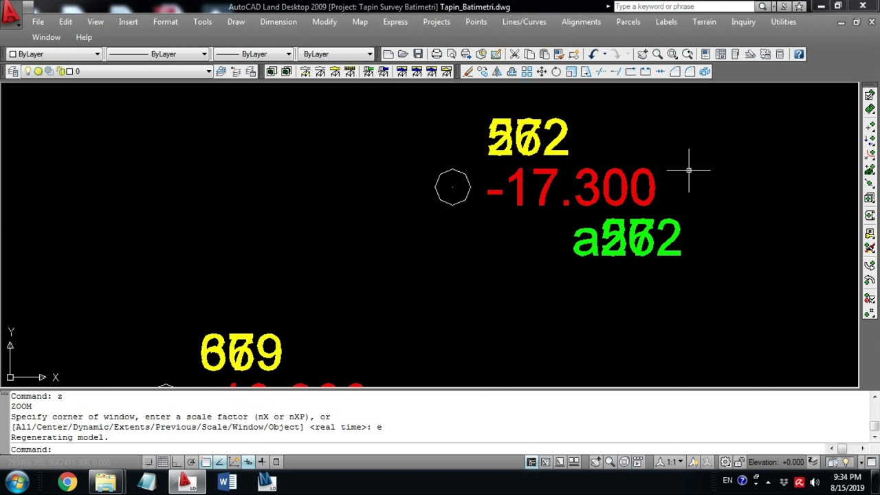 AutoCAD LDD 2009: How to create contour - YouTube