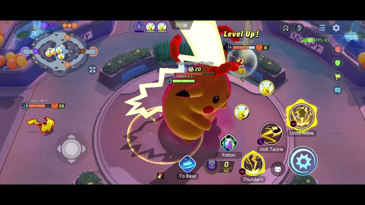 Pokémon Unite Quick Battle Of Pika Party Pikachu Videos Part 21 - YouTube