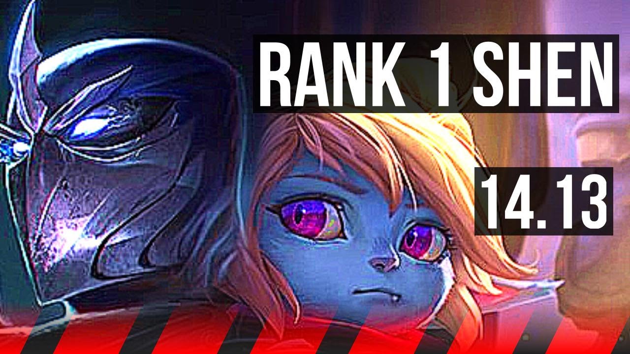 SHEN vs POPPY (TOP) | Rank 1 Shen, 11/2/10, Legendary | NA Challenger ...