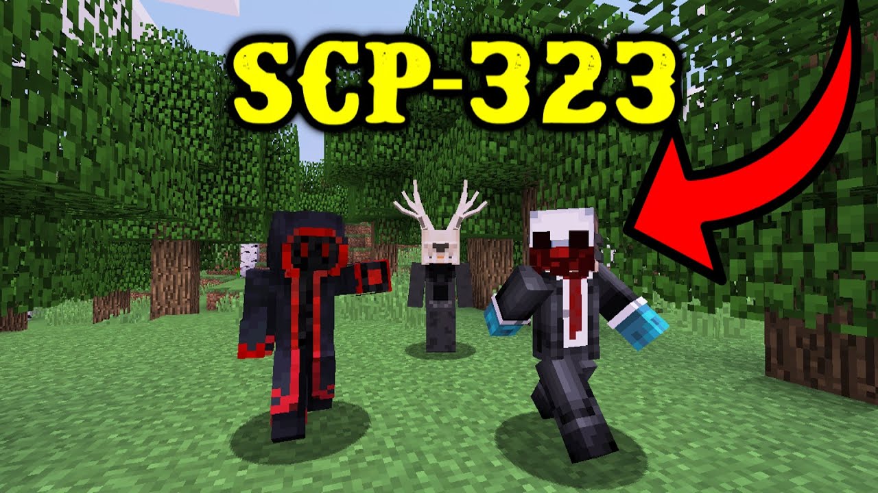 MINECRAFT BUT WE FOUND SCP-323 WHILE CAMPING! - YouTube