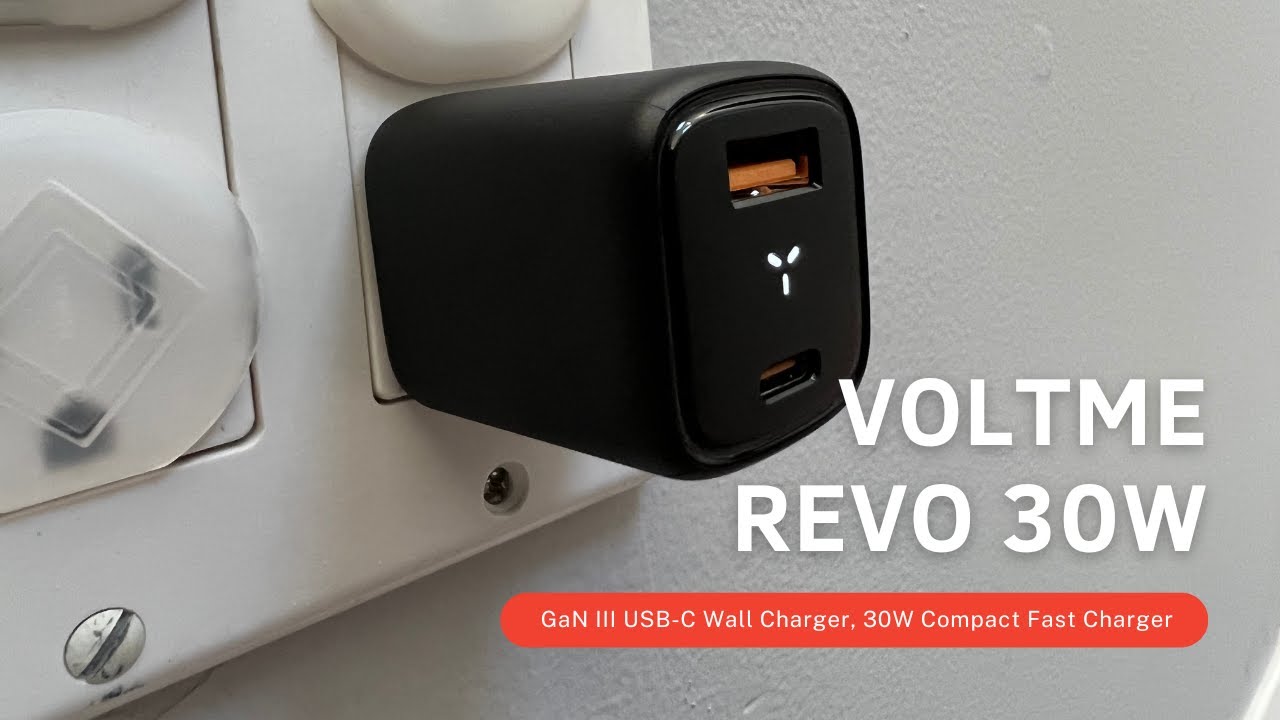 Review Voltme Revo 30W Dual Ports GaN Charger, GaN III USB-C Wall ...
