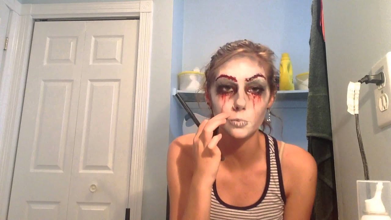 2014 Ghost prisoner full makeup tutorial - YouTube