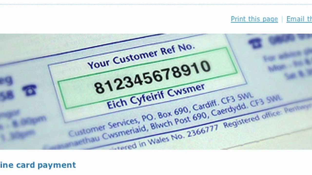 How to pay my water bill - Welsh Water - YouTube