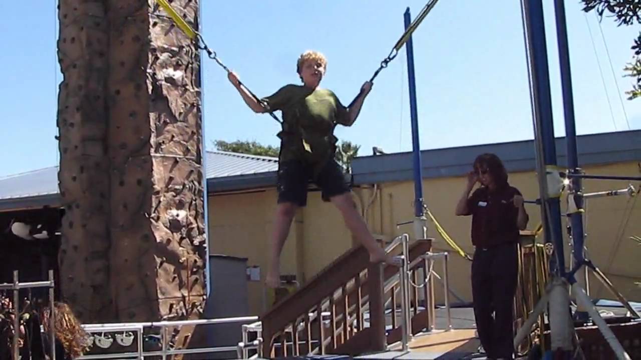 Sea World Jumper and Climbing Wall - YouTube