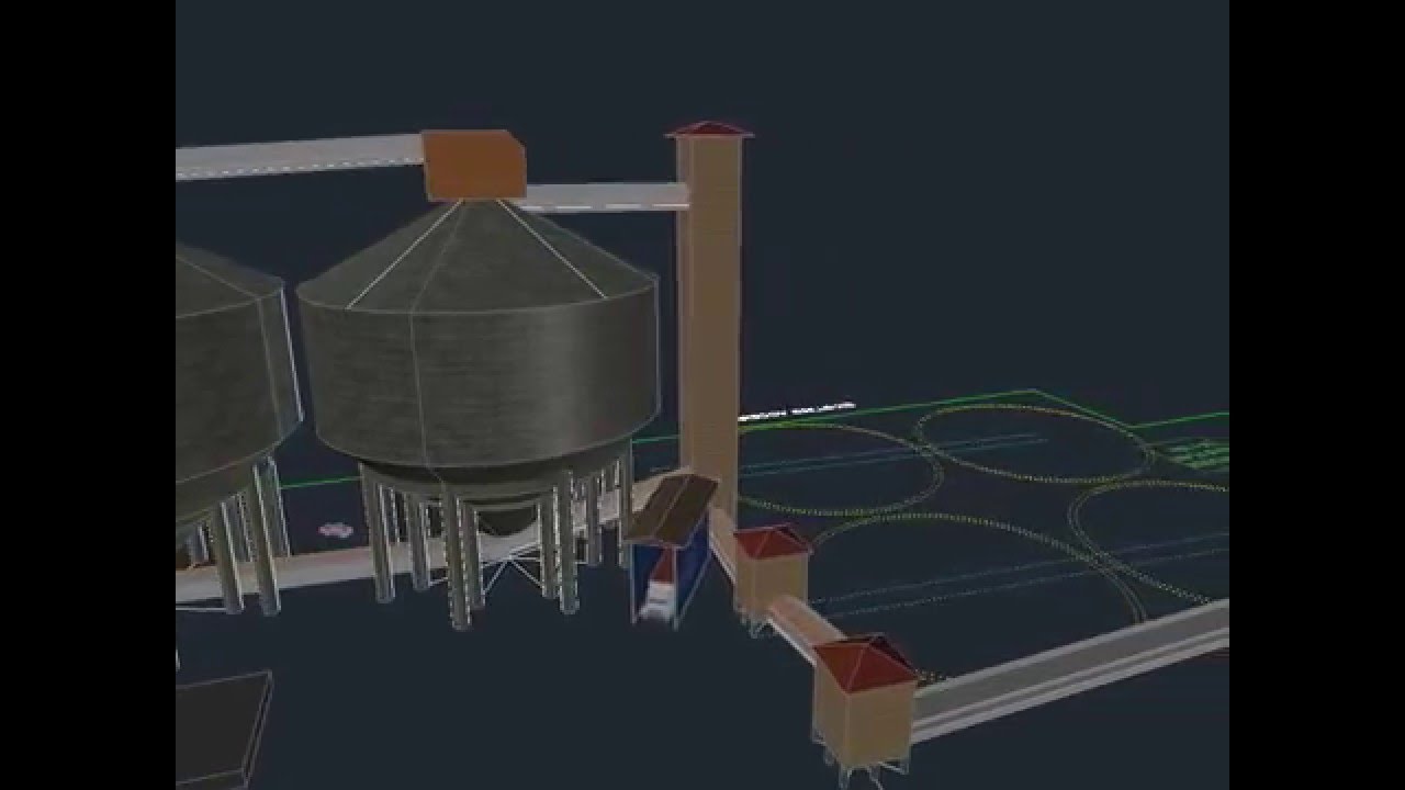 Biomass design AutoCAD 3D - YouTube