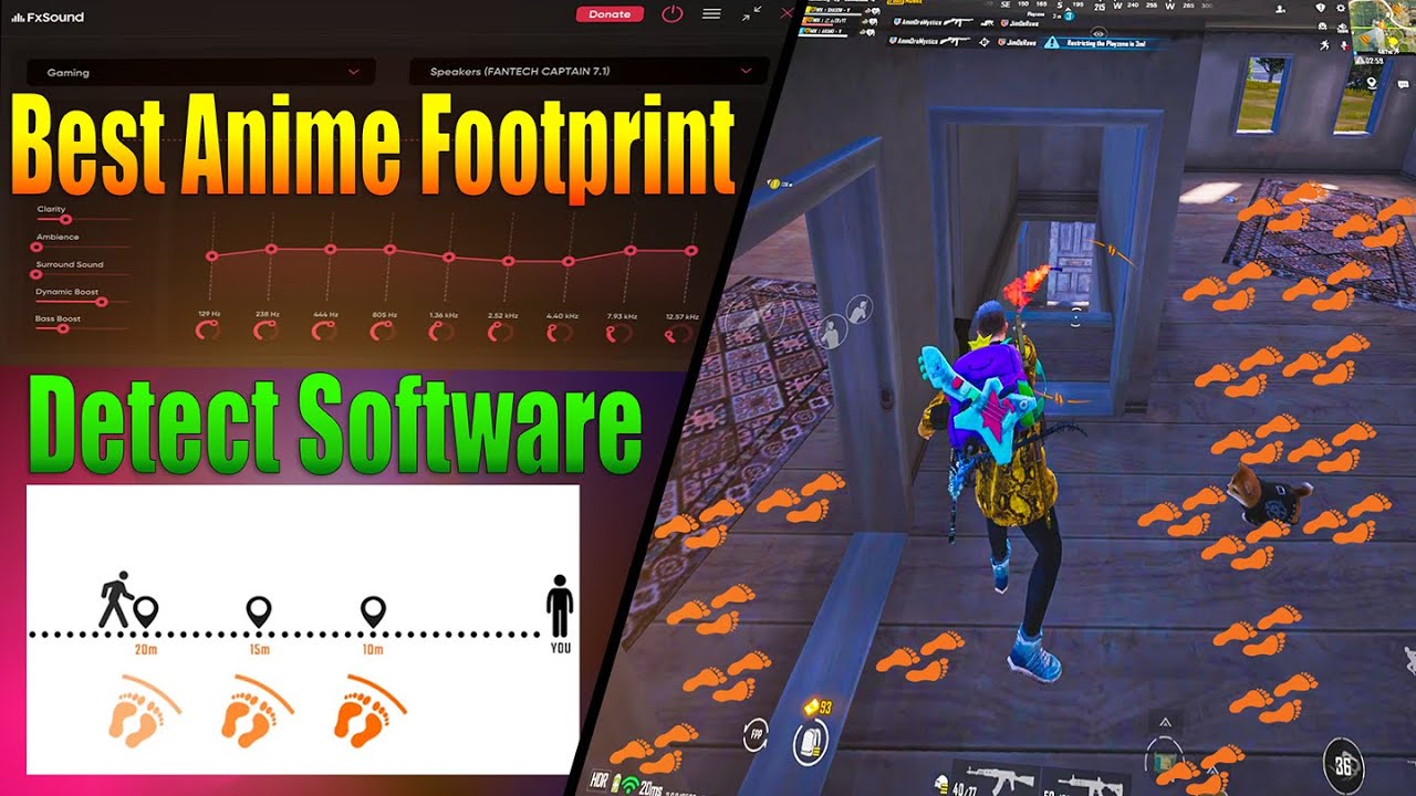 PUBG MOBILE | BEST ANIME FOOTPRINT DETECT SOFTWARE | PC GAME SOFTWARE ...