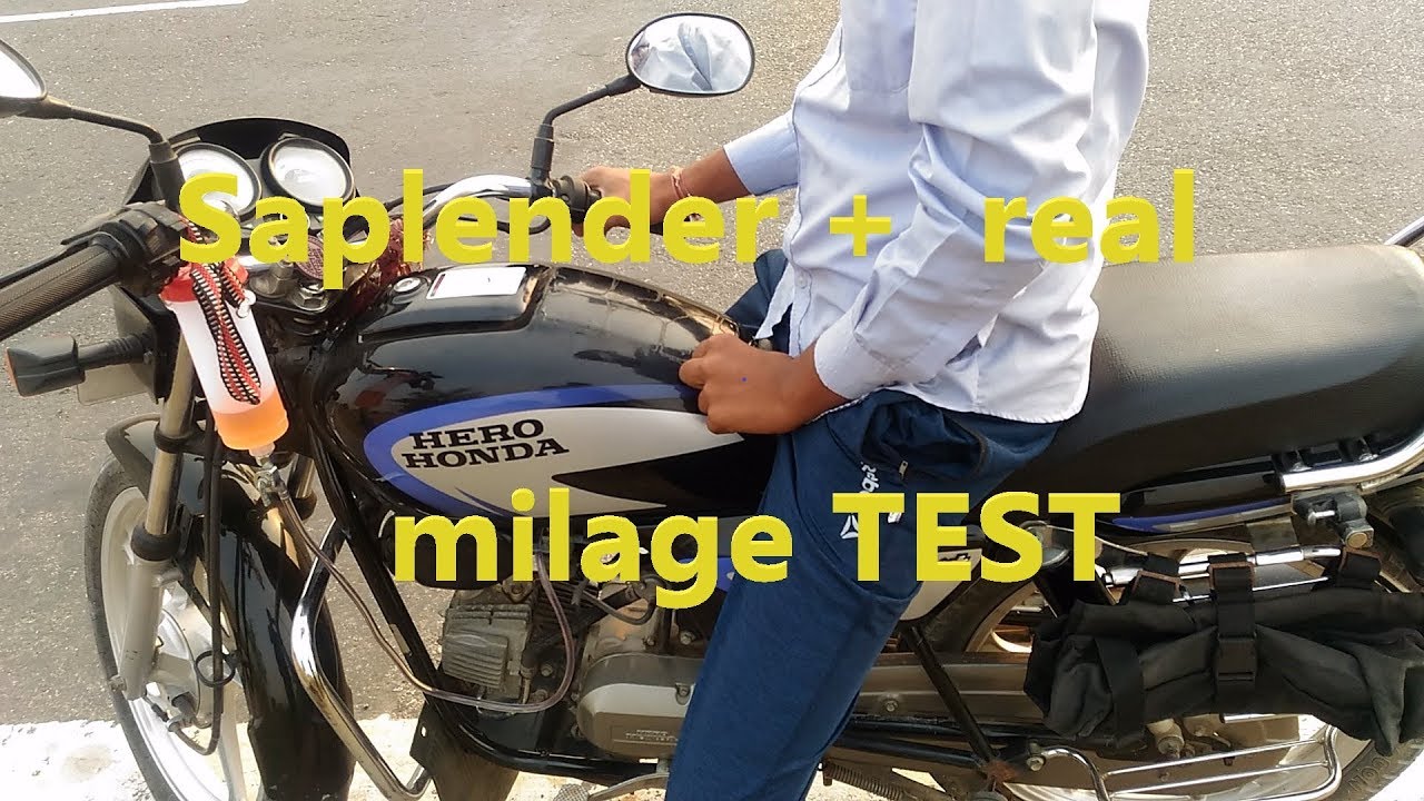 HERO SPLENDOR PLUS REAL MILEAGE TEST 2018 || IN 60 - 80 SPEED || IN ...