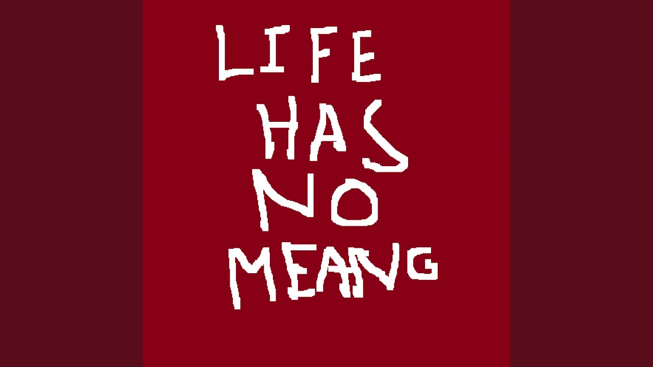 LIFE HAS NO MEANING - YouTube