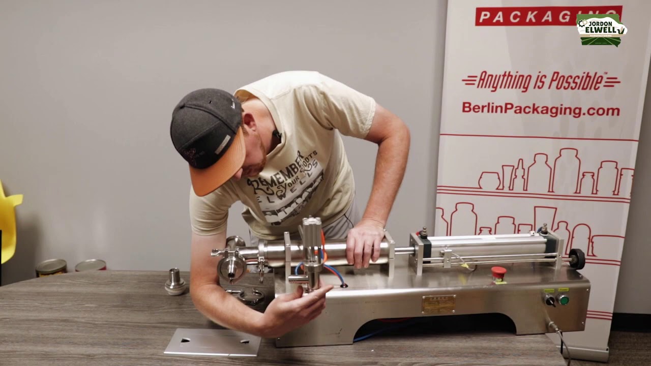 Piston Filler | Filler Series | Jordon Elwell Manufacturing - YouTube