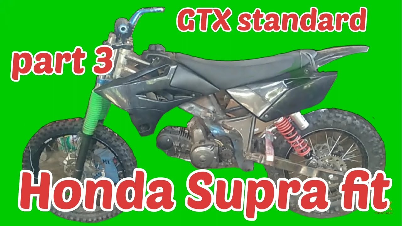 Modifikasi Honda Supra fit 110cc jadi trail part 3 - YouTube