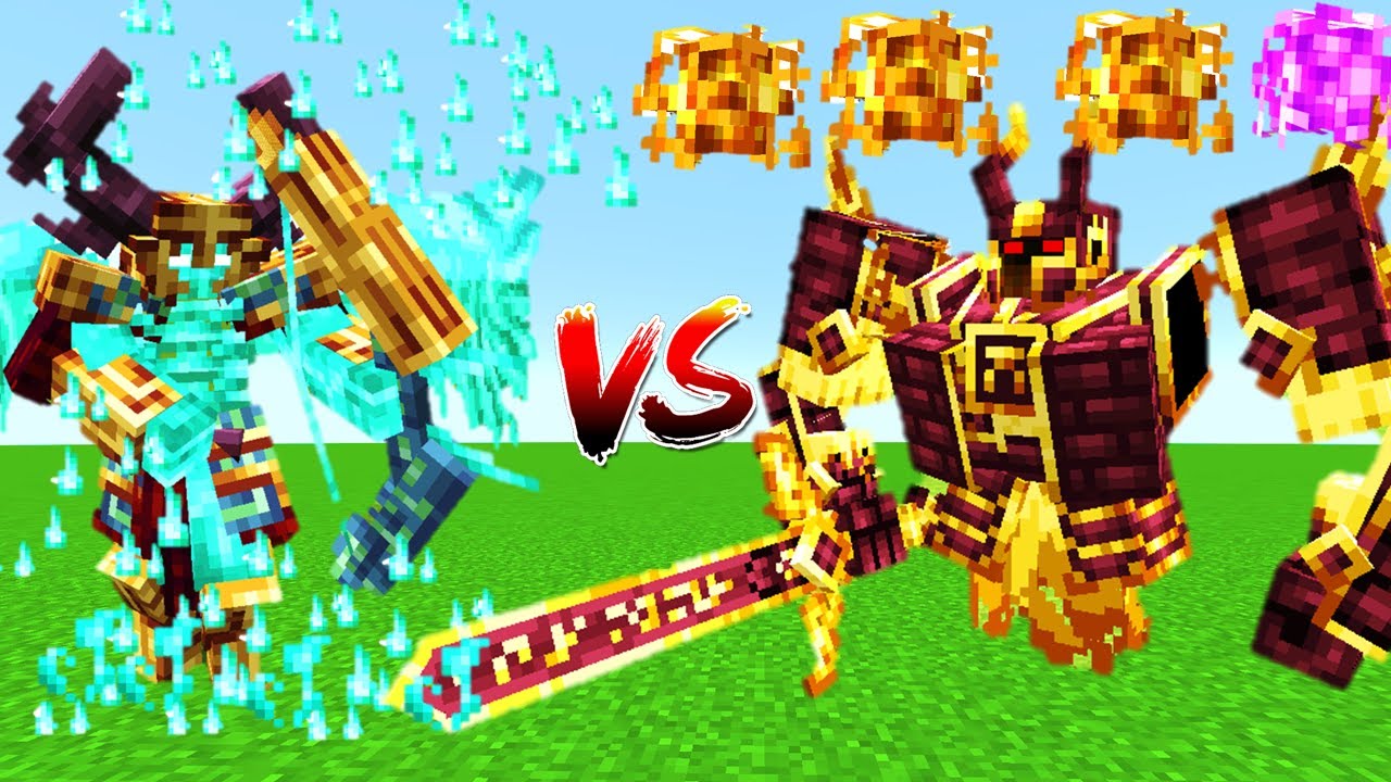 IGNIS WITH NO SHIELD VS MALEDICTUS - MINECRAFT - YouTube