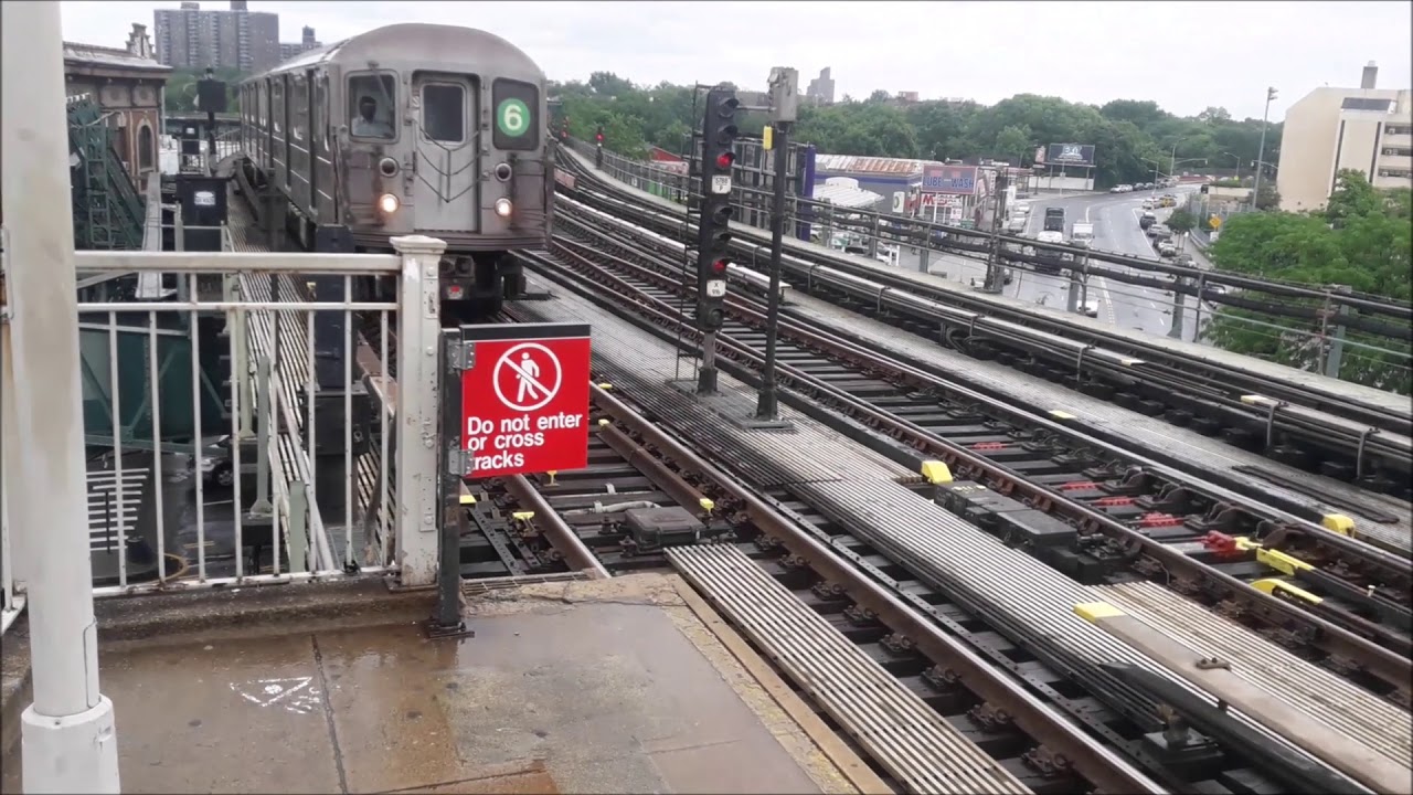 MTA R62A 6 SOUTHBOUND TRAIN ARRIVING WESTCHESTER SQUARE - YouTube