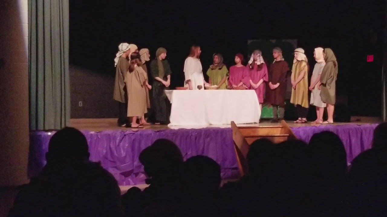 Kids acting out the crucifixion of Jesus Christ - YouTube