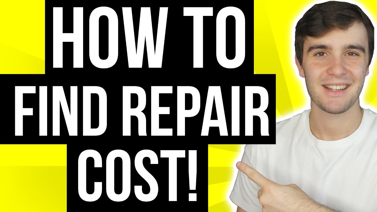 How to Figure Out Repair Cost (FAST & EASY) | Wholesale Real Estate ...