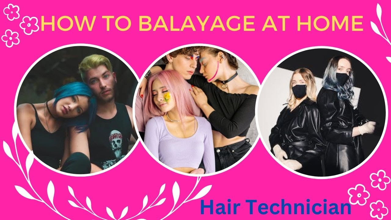 how to balayage hair colour at home | step by step guide | #balayage # ...