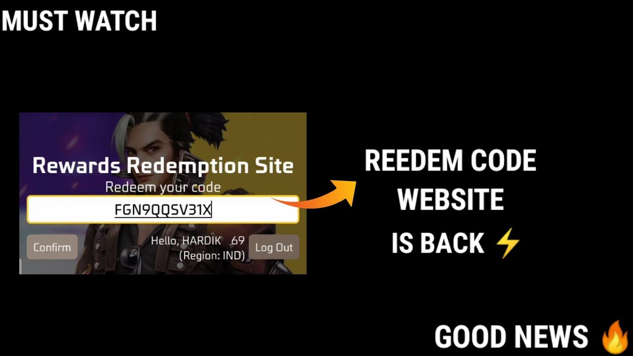 REDEEM CODE WEBSITE ⚡🔥 BACK 🙌 - YouTube
