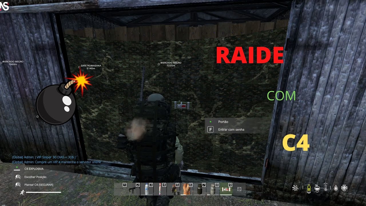 DayZ - RAID COM O C4 - YouTube