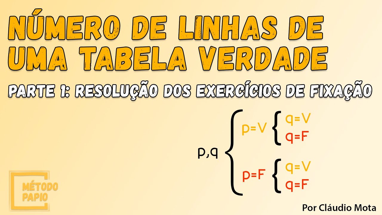 Numero De Linhas Tabela Verdade Librain