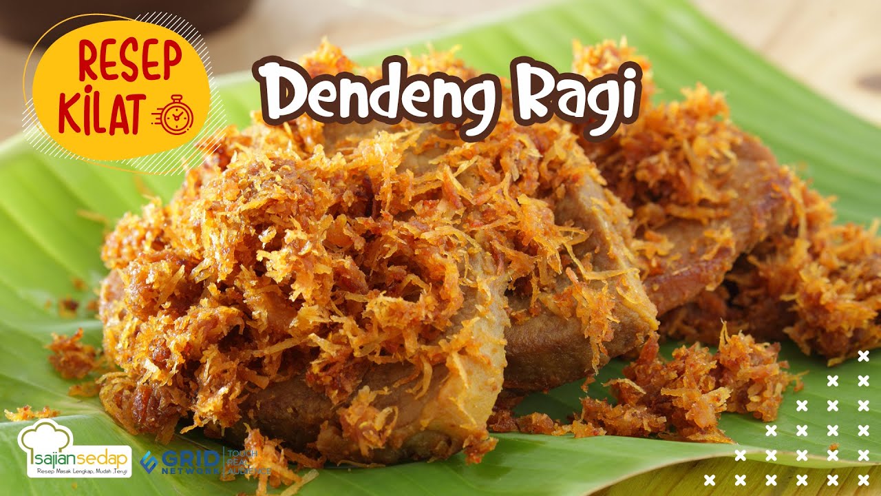 Resep Dendeng Ragi Menu Lebaran Anti Santan Anti Kolesterol - YouTube