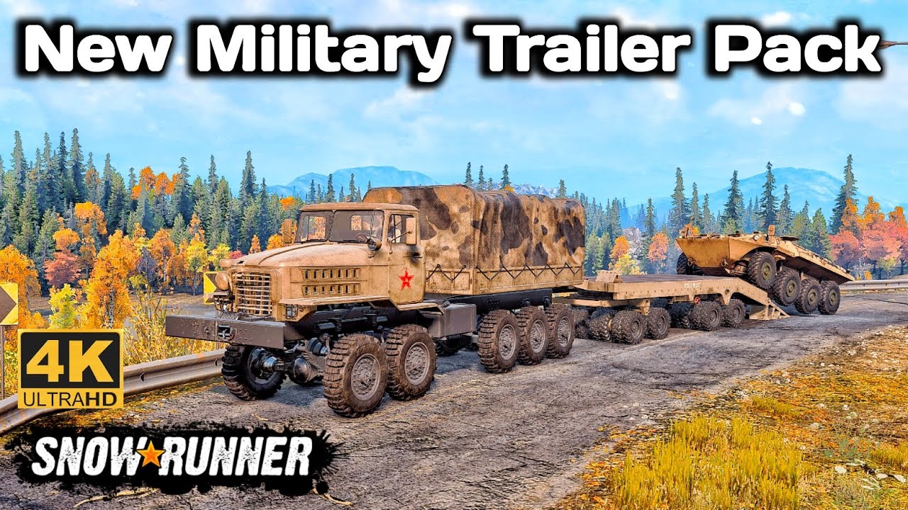 New Military Trailer Pack In SnowRunner Season 14 #snowrunner #truck ...