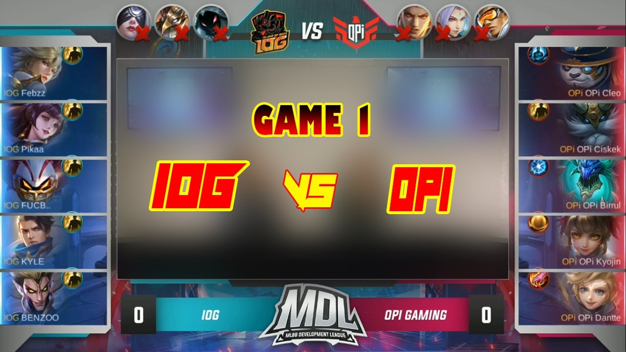 IOG vs OPI GAMING MATCH 1 - MDL S1 Qualifier Day 2 - YouTube