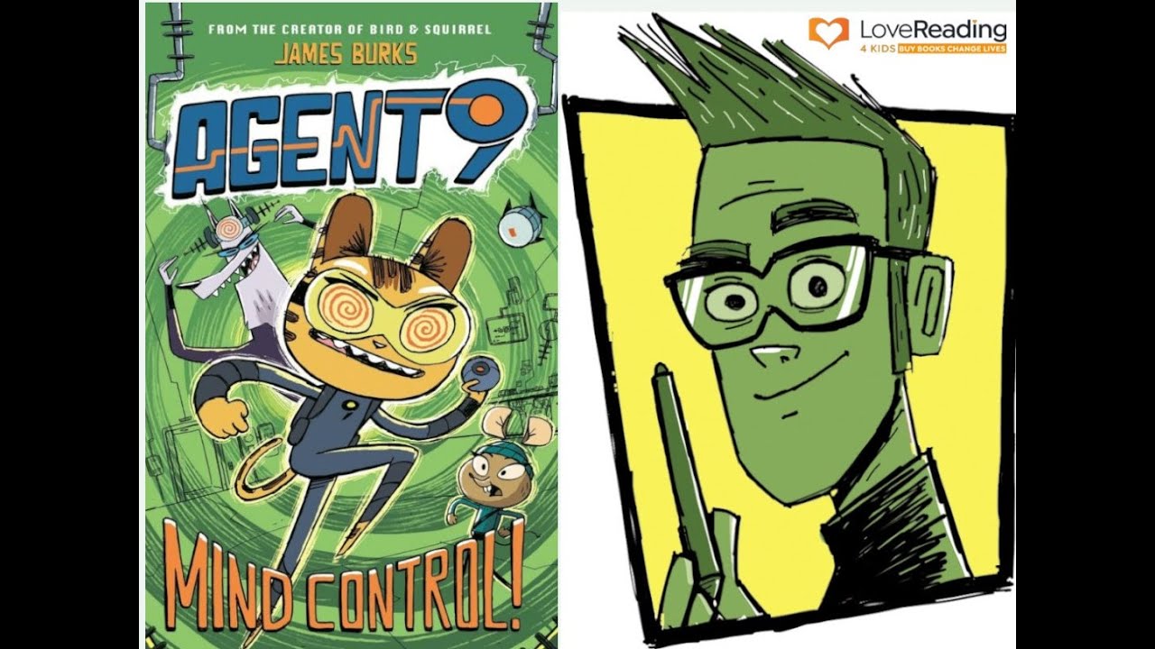 In Conversation With James Burks, Author of Agent 9: Mind Control - YouTube