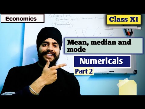 mean median mode class 11 economics important questions | Measures of ...