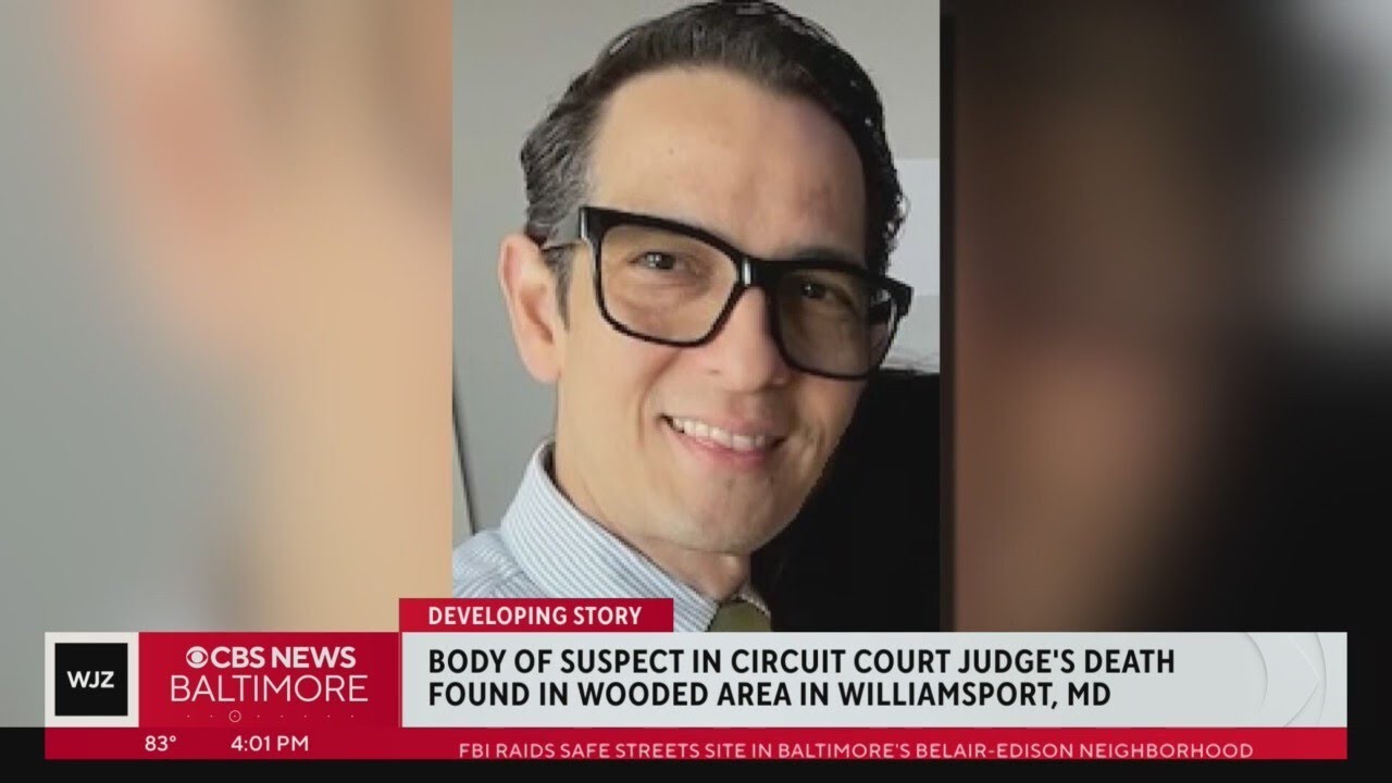 Pedro Argote, suspect in killing of Maryland judge, found dead - YouTube
