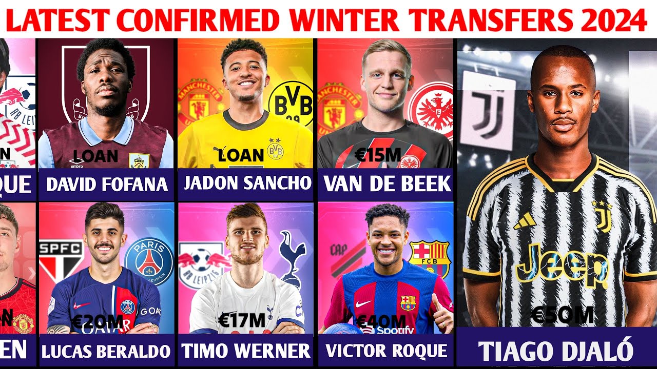 ALL LATEST CONFIRMED TRANSFER NEWS JANUARY 2024 #januarytransferwindow ...
