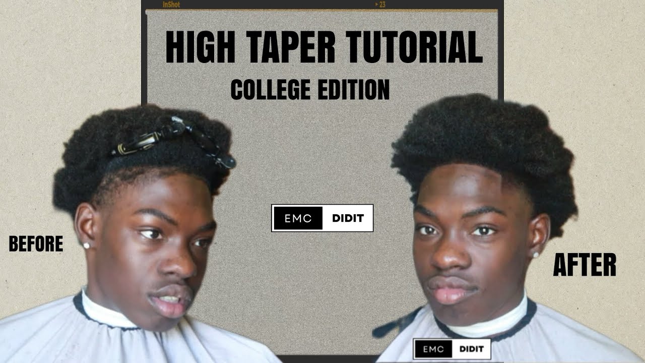 College Barber HIGH TAPER Tutorial - YouTube